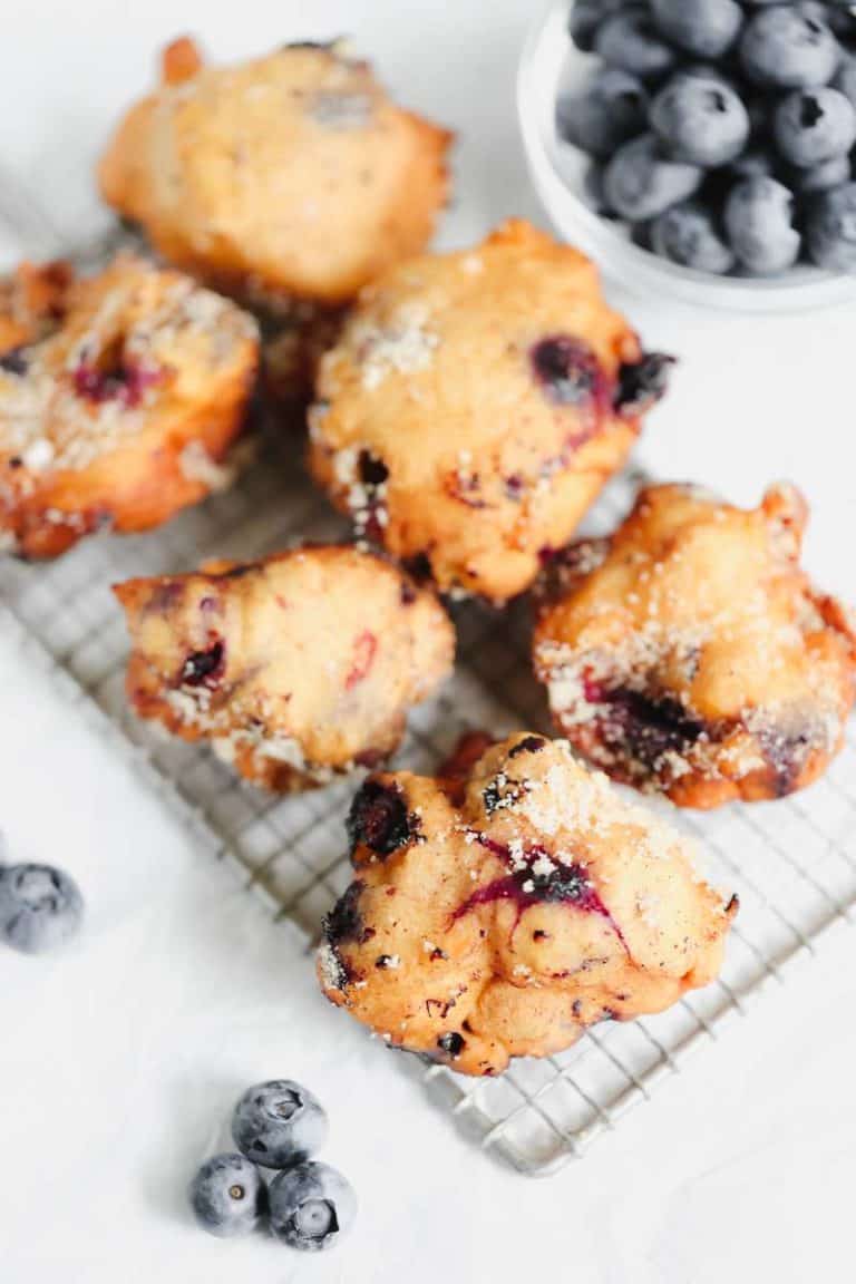 Blueberry Fritters - Everything Marina