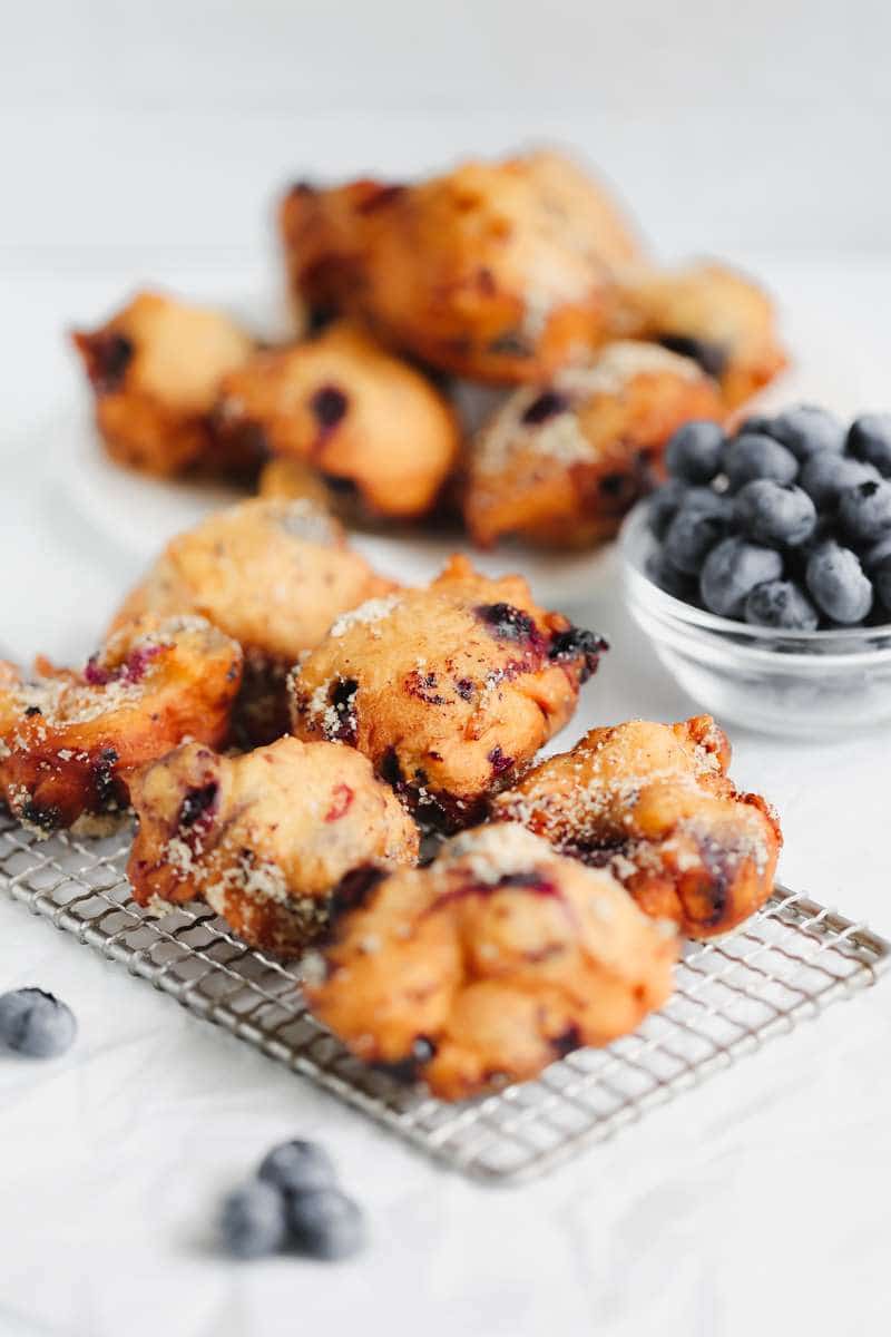 Blueberry Fritters - Everything Marina