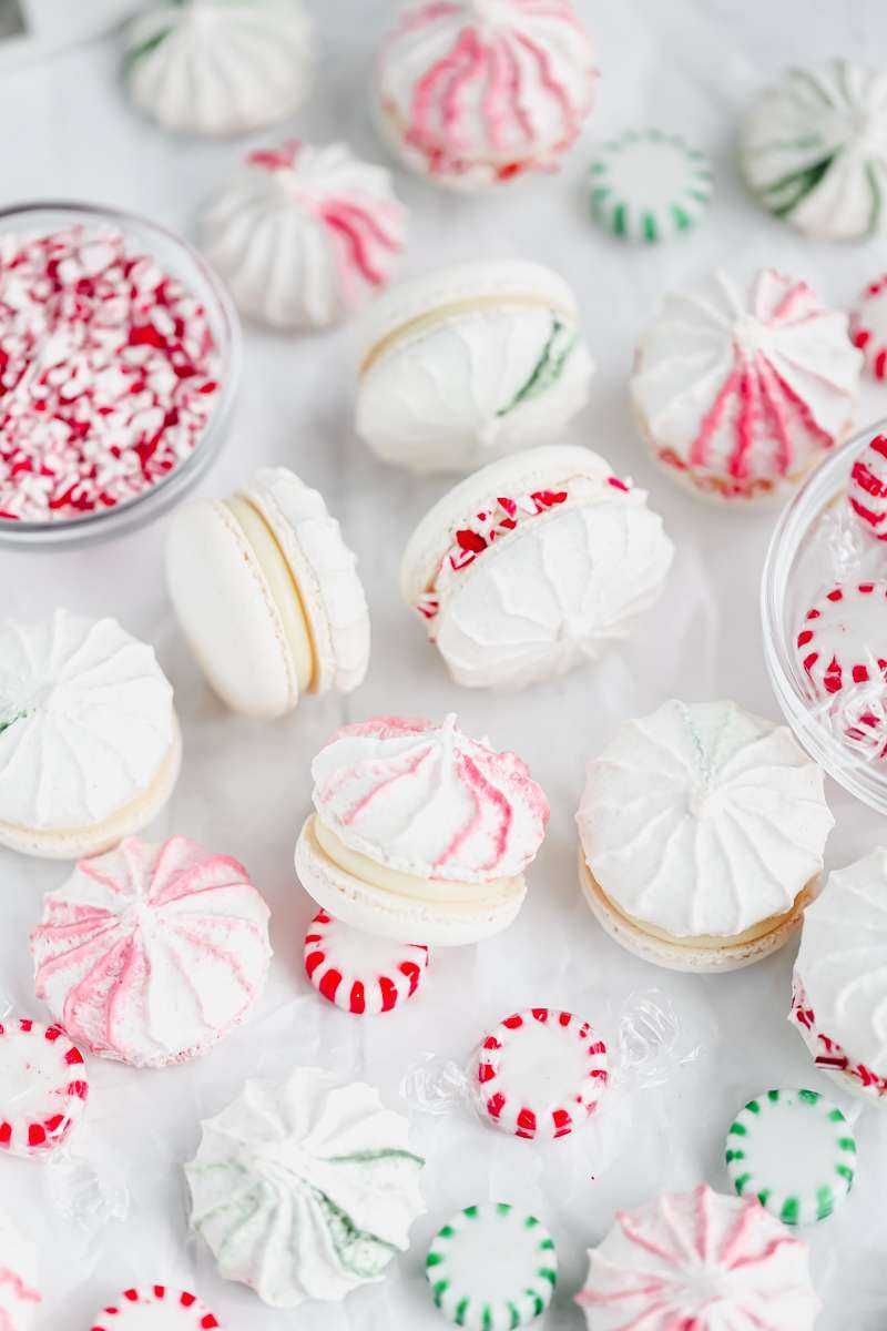 Peppermint Macarons - Everything Marina